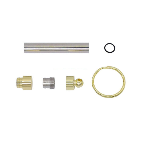 Secret Compartment Key Ring Kit (Smooth) – Gold