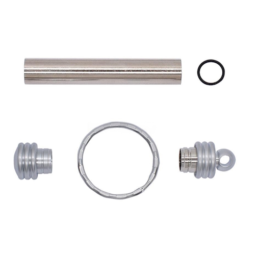 Secret Compartment Key Ring Kit – Satin Chrome